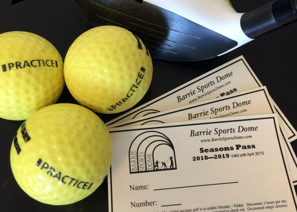 Golf Season Pass Ad – Barrie Sports Dome